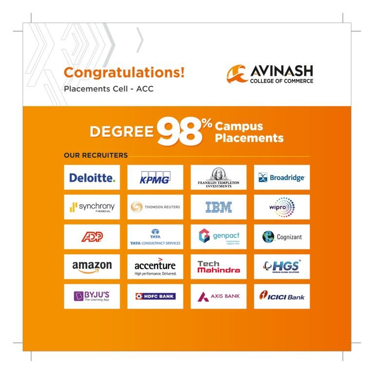 Best job opportunities in commerce | Placements | ACC | Hyderabad